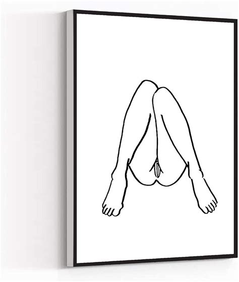 Minimalist Nude Female Sketch X Framed Canvas Philippines Ubuy