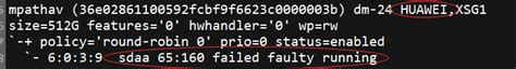 linux multipath多路径报错故障处理 failed faulty running csdn博客