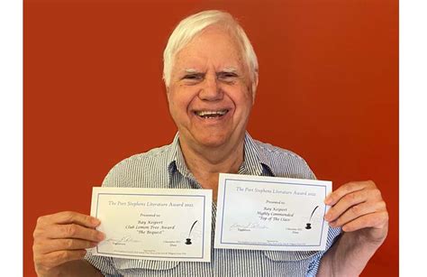 Myall Coast Writer Ray Keipert Takes Out Second Place In Port Stephens