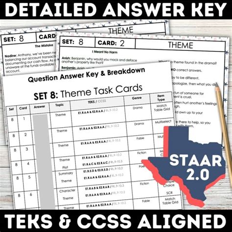 Staar Identifying Theme Passages Finding Practice Multiple Choice Staar Scr