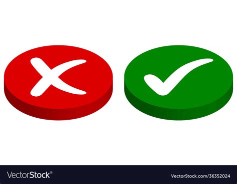 Buttons Input Output Rejected Approved Royalty Free Vector