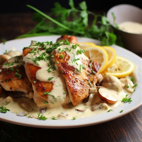 Casserole De Poulet Crémeux Ail Et Citron