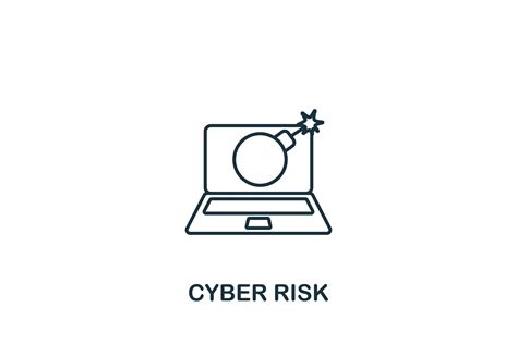 Cyber Risk Icon Graphic By Aimagenarium Creative Fabrica