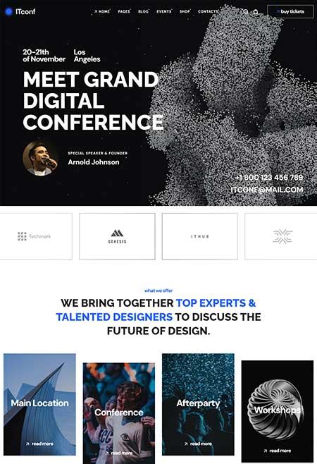 15 Best Conference Wordpress Theme 2025