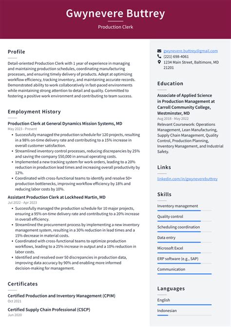 12 Production Clerk Skills Definition And Examples
