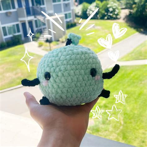 Crochet Stardew Valley Junimo Plushie Etsy