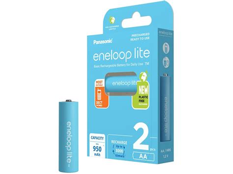 Nabíjecí baterie AA Panasonic Eneloop Lite N 950mAh Ni MH 2ks Blistr
