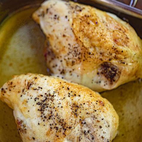 Oven Baked Split Chicken Breasts Bone In Dinner Then Dessert