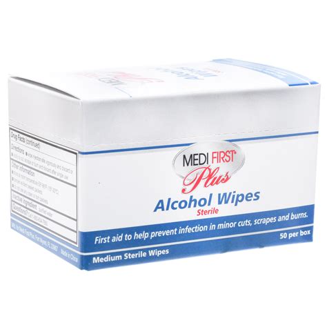 Medifirst Alcohol Wipes Mfasco Health And Safety