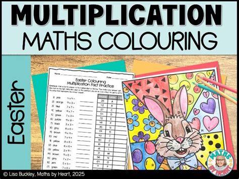 Easter Multiplication Maths Colouring Bundle Teaching Resources