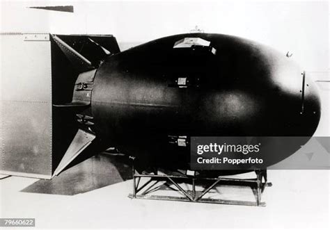 A Replica Of The Implosion Type Nuclear Weapon Code Name Fat Man News Photo Getty Images