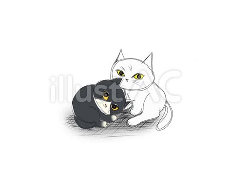 しろくろイラスト No 22357617／無料イラストフリー素材なら「イラストac」