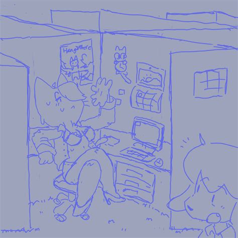 Rule 34 At Work Bra Breasts Catswillmeow Computer Computer Monitor Cubicle Midiclips Ms Memu