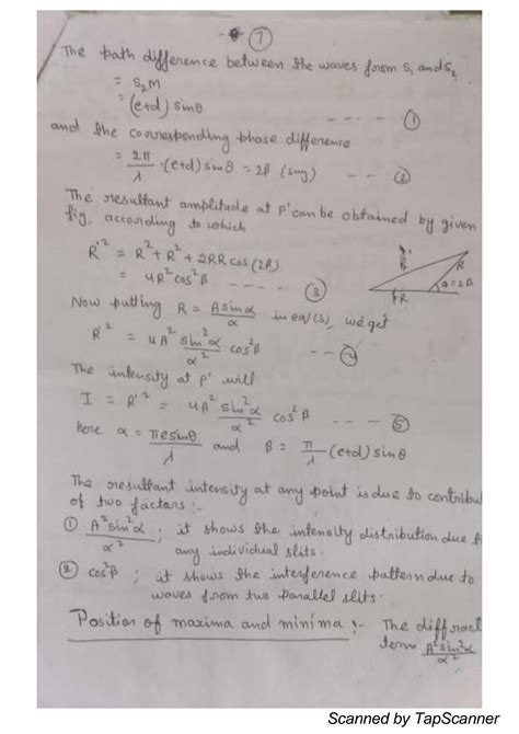 SOLUTION Physics Diffraction Notes Studypool