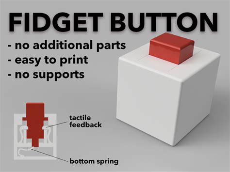 Fidget Button By Lukasm Download Free Stl Model