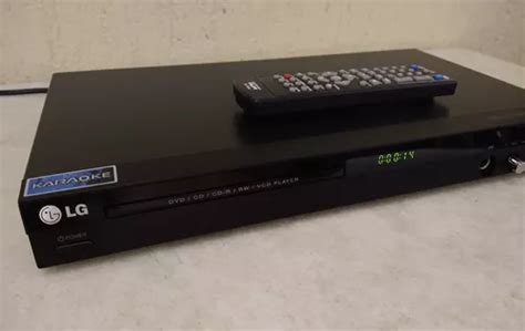 Aparelho De Dvd cd Player LG Dv k Karaokê Mp Bivolt Preto Parcelamento sem juros