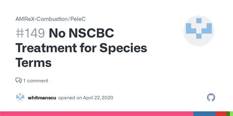 No NSCBC Treatment For Species Terms Issue 149 AMReX Combustion
