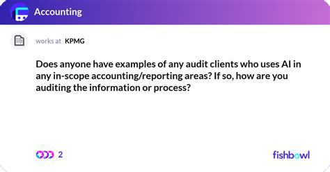 Does Anyone Have Examples Of Any Audit Clients Who Fishbowl Does Anyone Have Examples Of Any Audit Clients Who Fishbowl