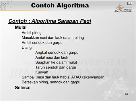 ppt pertemuan 01 02 algoritma dan pemrograman powerpoint presentation