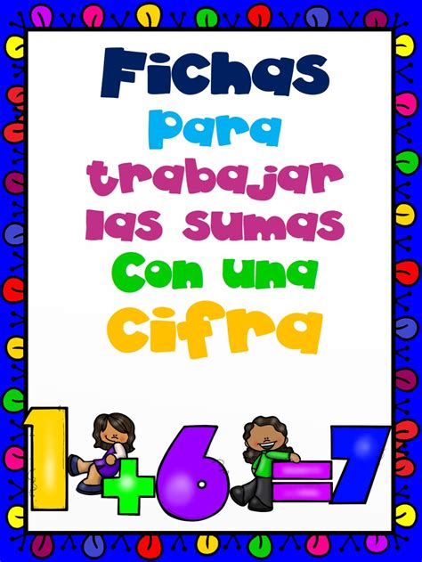Fichas Sumas Una Cifra 1 Imagenes Educativas