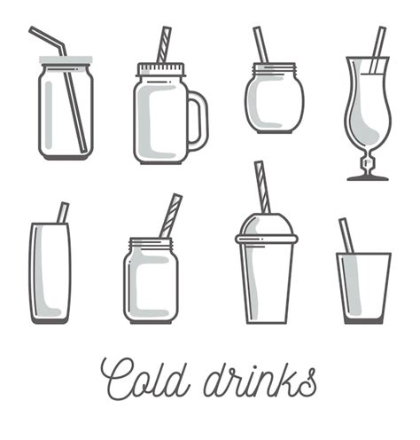 Premium Vector Cans And Glasses For Homemade Lemonade And Cold Drinks