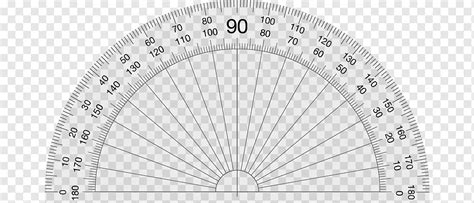 각도기 눈금자 각도 수학 원 각도기 측정 나침반 로열티가없는 Png Pngwing