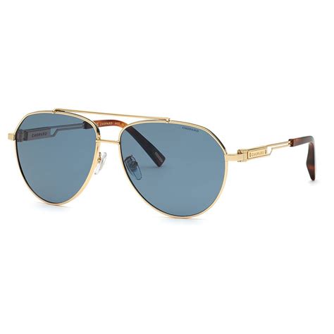 Chopard Schg63 Polarized Sunglasses Golden Dressinn