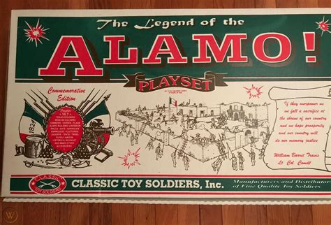 1996 Cts Classic Toy Soldiers The Legend Of The Alamo Playset Boxed