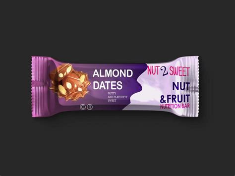 Free Snack Bar Wrapper Package Mockup Free Package Mockup