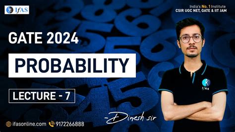 Gate 2024 Topic Probability Lecture 7 Ifas Youtube