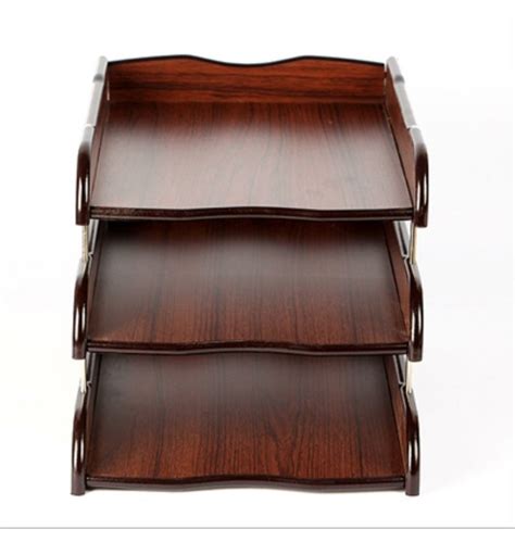 사무실 우드 3단 서류 분류함 서류정리 서류함 문서함 카탈로그 화일정리함 사무용품 문구정리함 문서보관 파일함 티몬