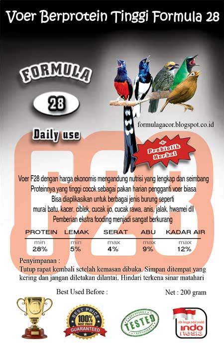 Cara Pengaplikasian Voer Formula