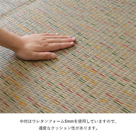 【楽天市場】い草ラグ ウレタン入り 3畳 180×240 い草 ラグ 夏用 滑り止め付き おしゃれ いぐさラグ 井草ラグ 裏付き ブルー