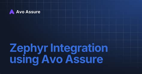 Zephyr Integration Using Avo Assure Avo Assure