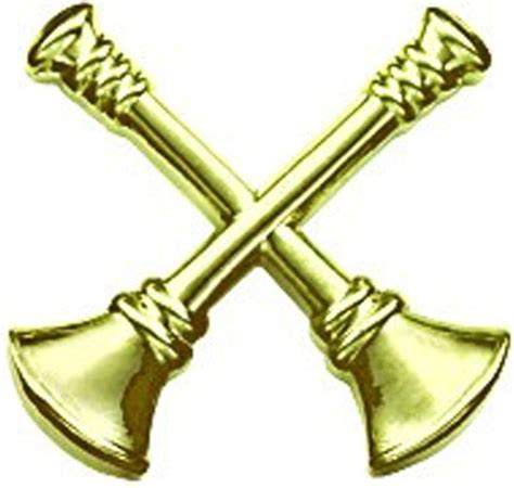 First Class Fire Department Bugle Captain 2 Rank Collar Lapel Pin