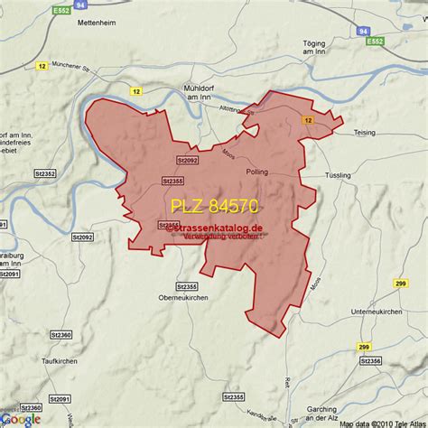 Postleitzahlgebiet 84570 - PLZ