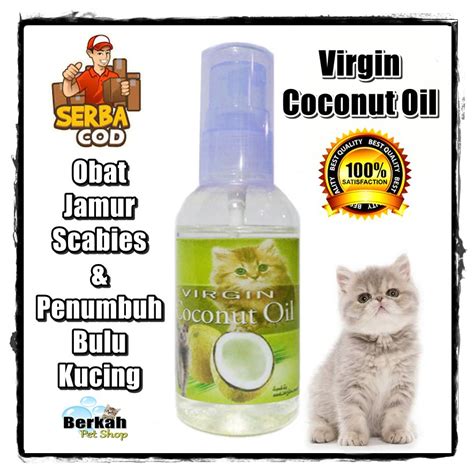 Jual Virgin Coconut Oil Vco Obat Jamur Scabies Cacing Penumbuh Bulu Kucing Ml Shopee Indonesia