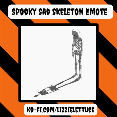 spooky sad skeleton emote boneyeve s ko fi shop ko fi ️ where