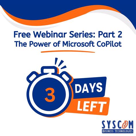 Syscom Business Technologies On Linkedin Microsoftcopilot Webinar