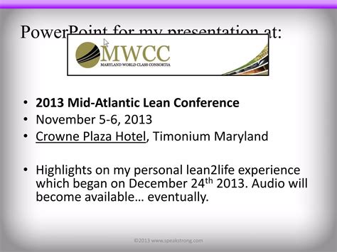 The Inner Game Of Lean And The Improvement Kata Pptx