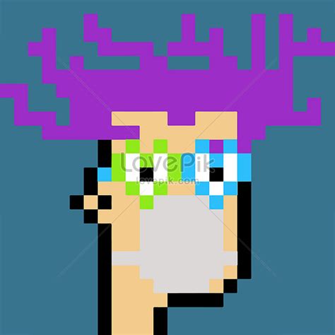 픽셀 아트 스타일의 남성 캐릭터 일러스트 무료 다운로드 Lovepik