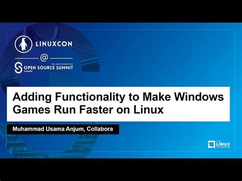 free video adding functionality to make windows games run faster on linux from linux foundation