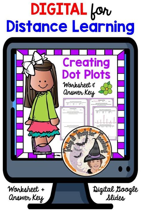 DIGITAL Creating Dot Plots Worksheet And Answer Key Displaying Data