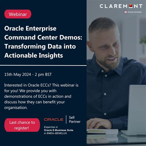 Claremont Oracle E Business Suite On Linkedin Oracle Oracleecc Webinar