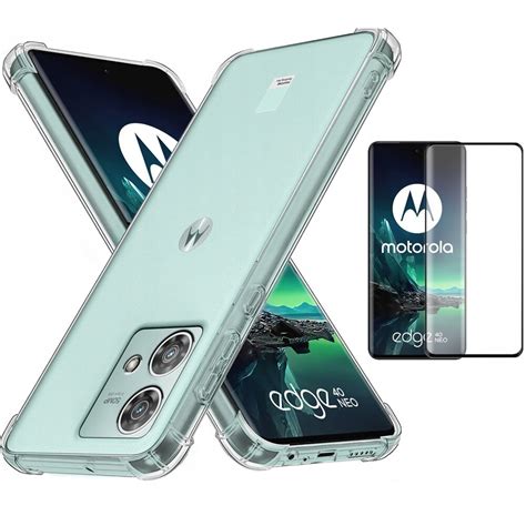 Zestaw Etui PeŁne SzkŁo Do Motorola Edge 40 Neo Obudowa Plecki