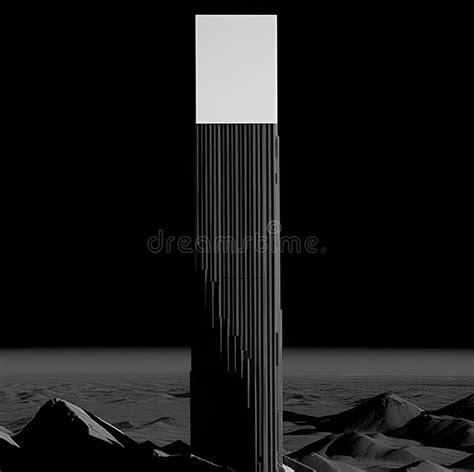 Ai Generated Illustration Of An Abstract Photo Of A Monolith With A
