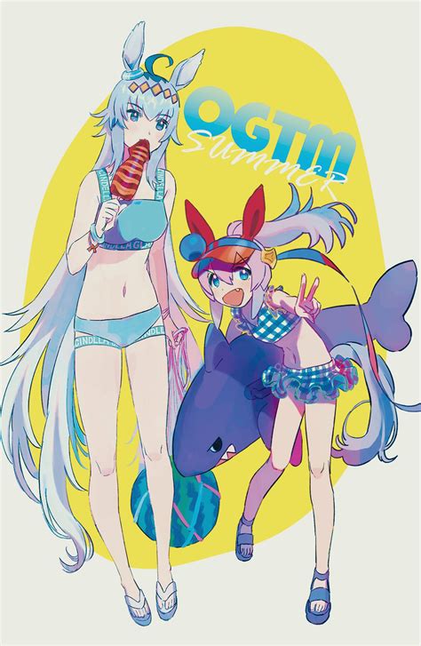 Oguri Cap And Tamamo Cross Umamusume Drawn By Nara123 Danbooru