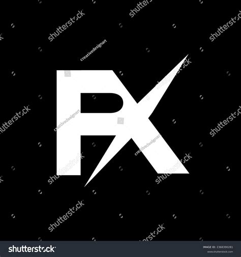 Px Letter Logo Design Alphabet Letters Initials Royalty Free Stock