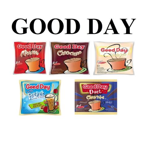 Original Good Day Sachet Coffee Choco Nut Vanilla Latte Chococino
