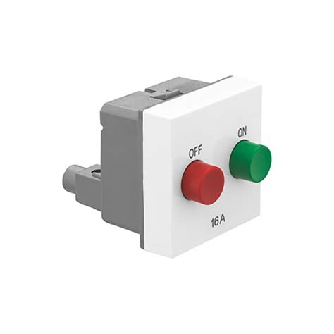 Allzy 16a Motor Starter 2 Module White Emechem